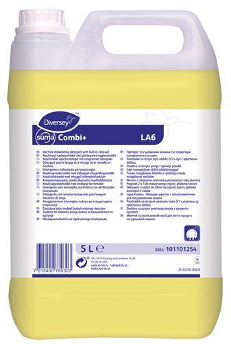 Suma combi plus LA6 liquide lavage rinçage: Diversey