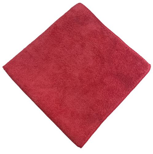 Chiffon microfibre rouge 40x40 professionnel