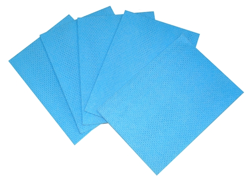 Lavette cuisine hygiene entretien HACCP 35x50 bleue paquet de 25