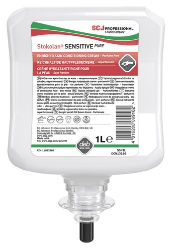 Stokolan Sensitive Pure cartouche 1L Deb Sc Johnson