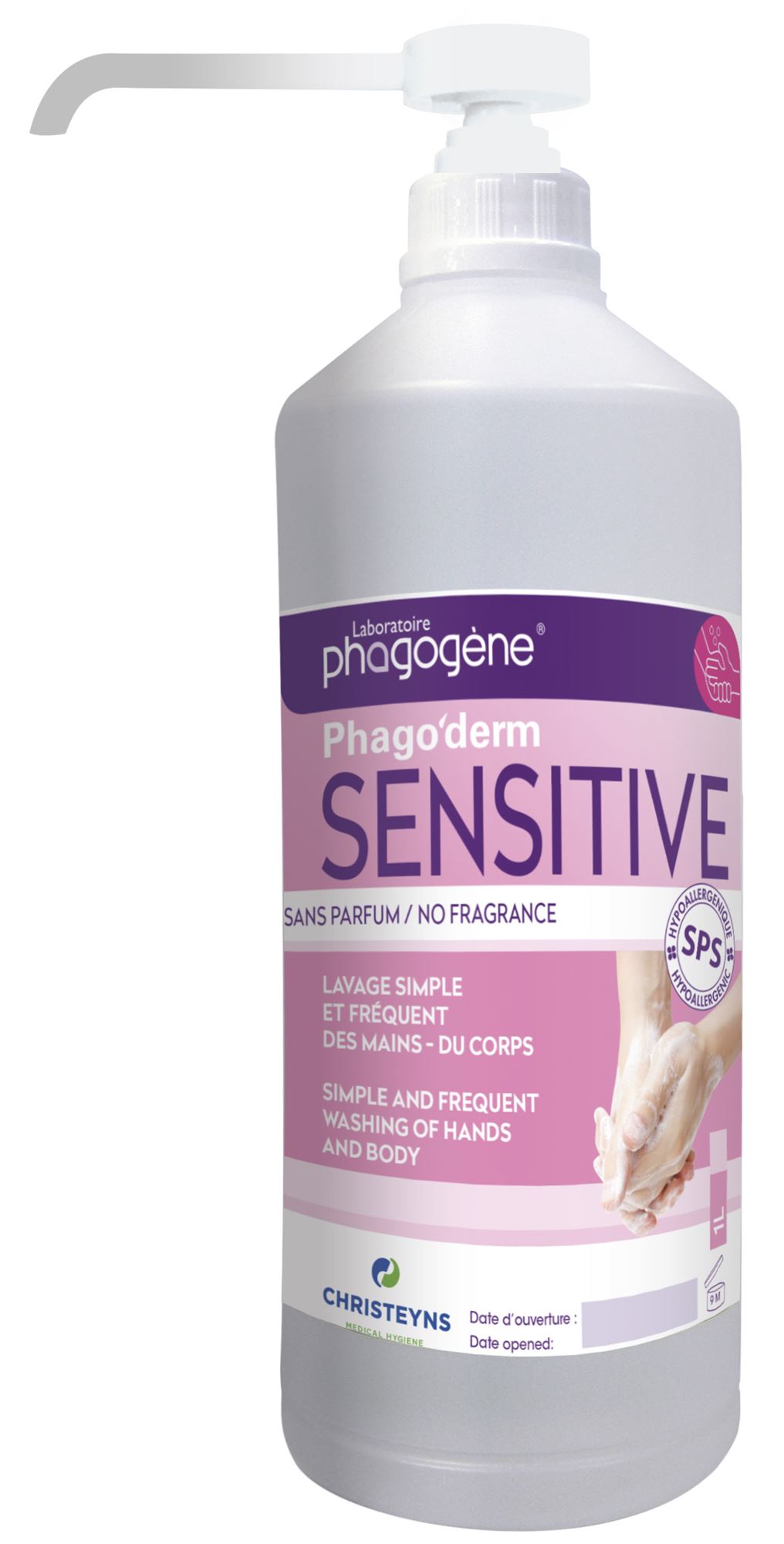 Phago'derm Sensitive SPS 1L avec pompe