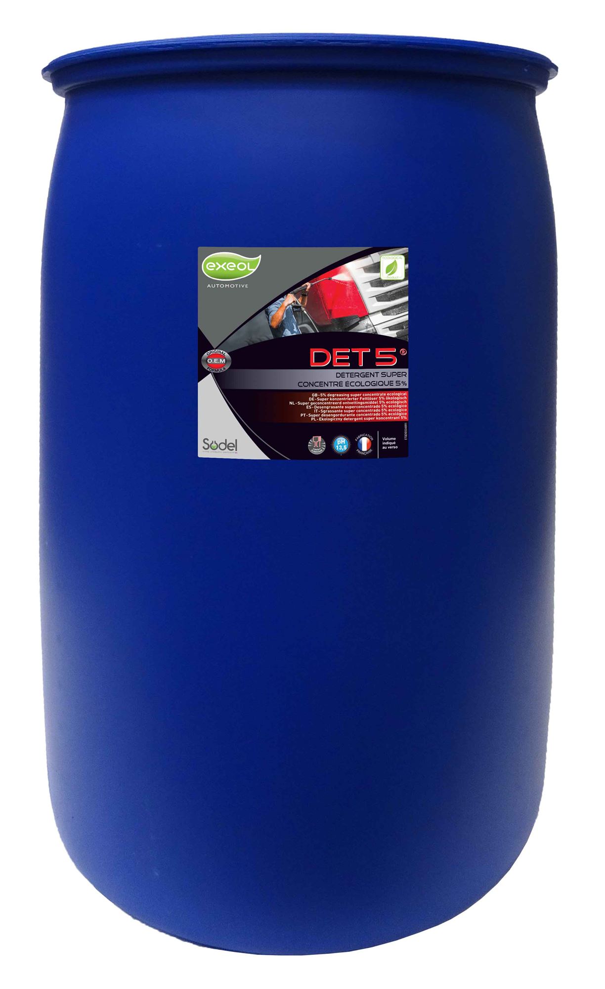 DET 5 detergent auto 200L